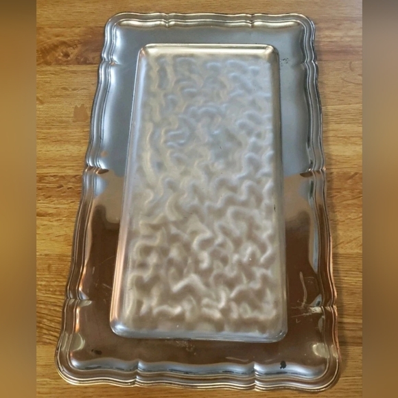 Ikora | Accents | Vtg Wmf Ikora Silverplate Rectangle Serving Tray Coin ...